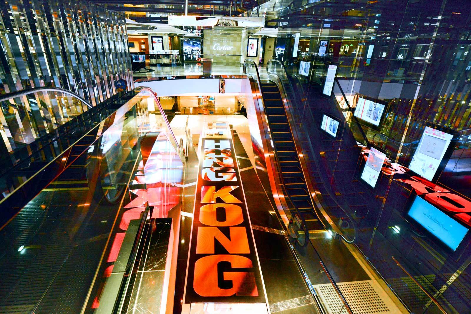 DFS-Galleria-Canton-Road-Escalator-LED-Display-1 - Principle One
